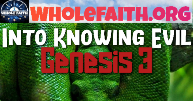 Eve Deceptively Deceived Into Knowing Evil – Genesis 3 - The Holy Spirit