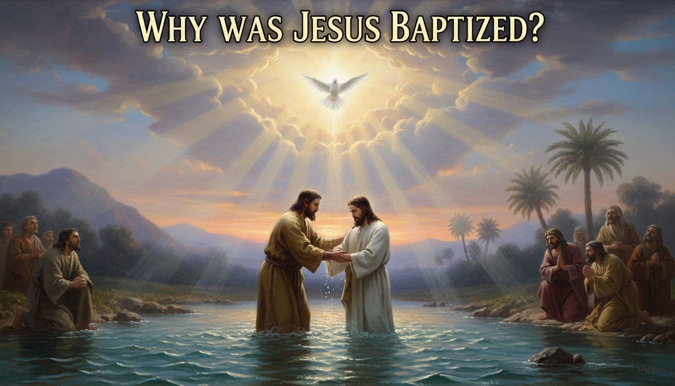 Why Was Jesus Baptized? We Explain His Anointing - Matthew 3:15 - The ...